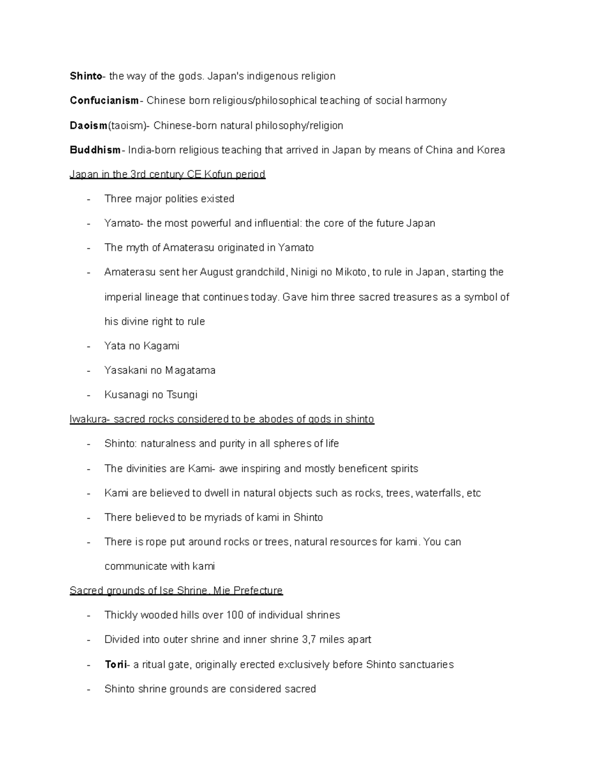 Samurai - Shinto - the way of the gods. Japan's indigenous religion ...