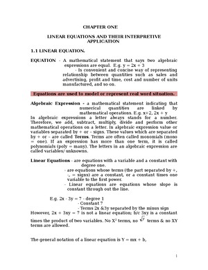 Chapter 2 Maths for social science - Chapter Two Functions In this ...