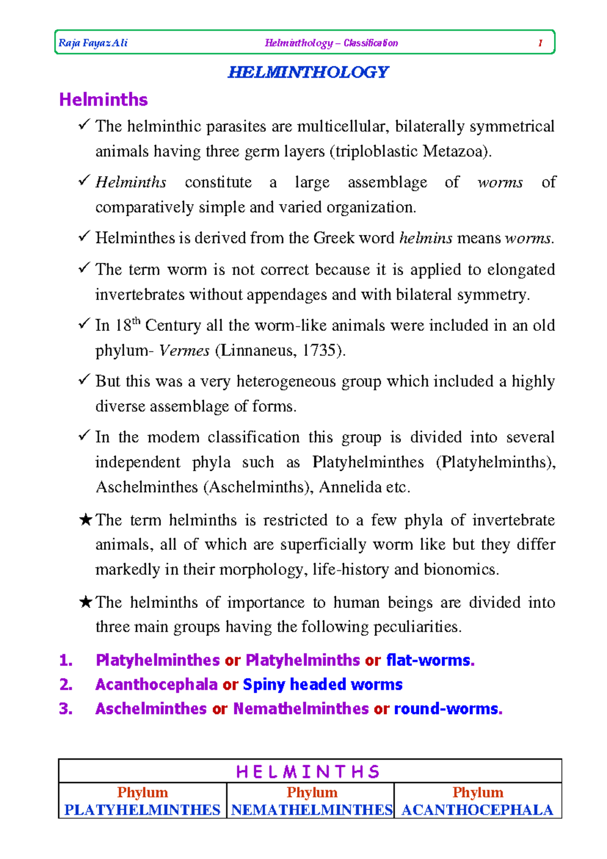 Classification of Helminths 2021 f716f16b-ff36-4b07-8d75-22bfa0b86cd0 ...