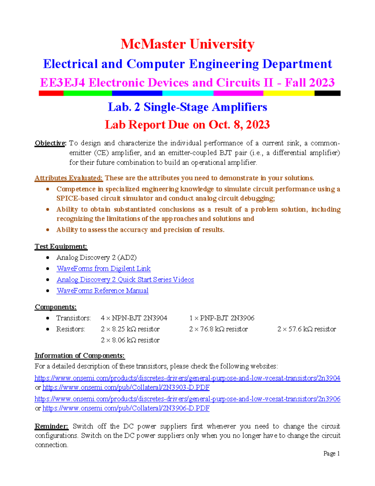 F2023-3EJ4 Lab02 - lab - McMaster University Electrical and Computer Engineering Department ...