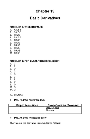 JUAN KIM Hilary C - Quiz about basic derivatives in accounting - Juan, Kim Hilary C. BSA ...