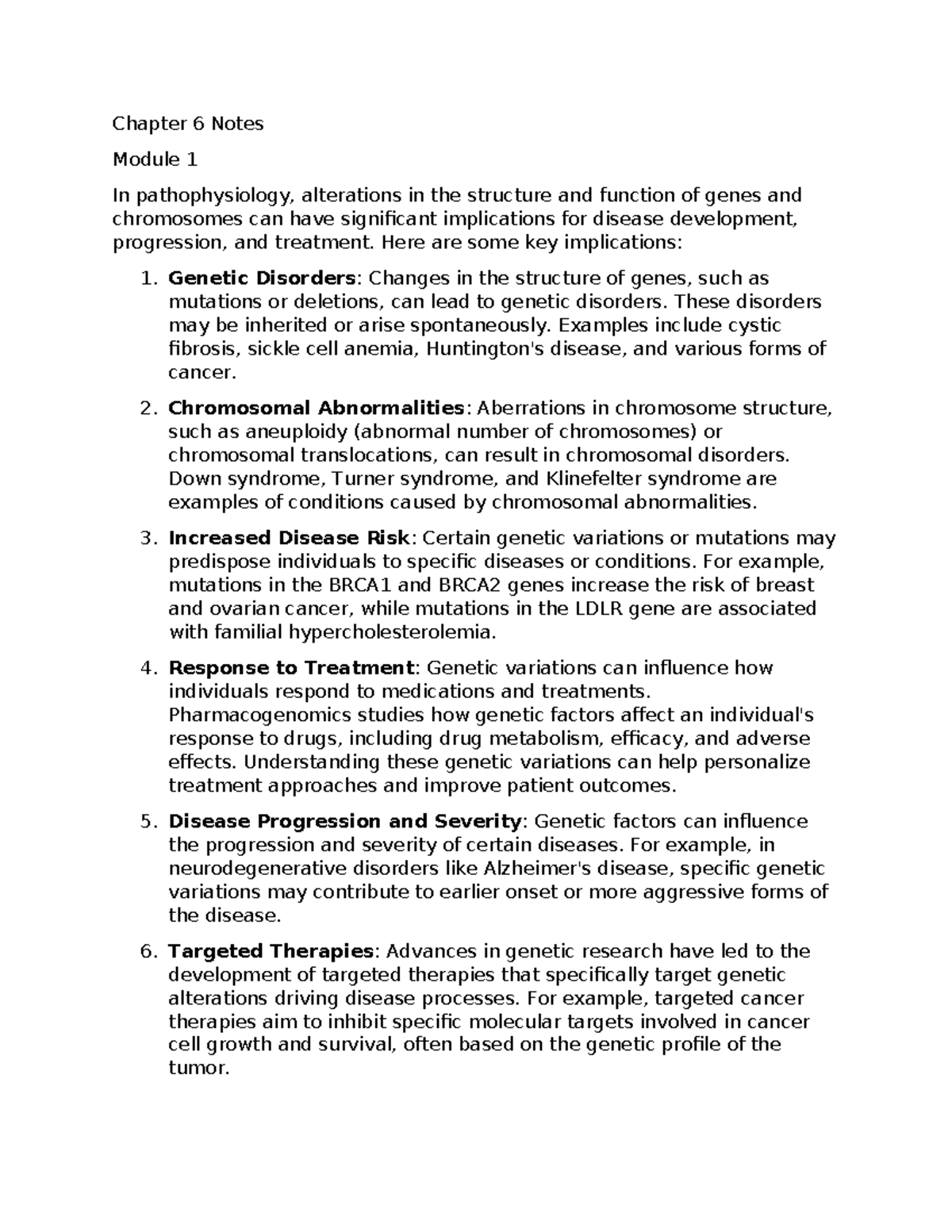 Chapter 6 Notes Hope This Is Useful Chapter 6 Notes Module 1 In