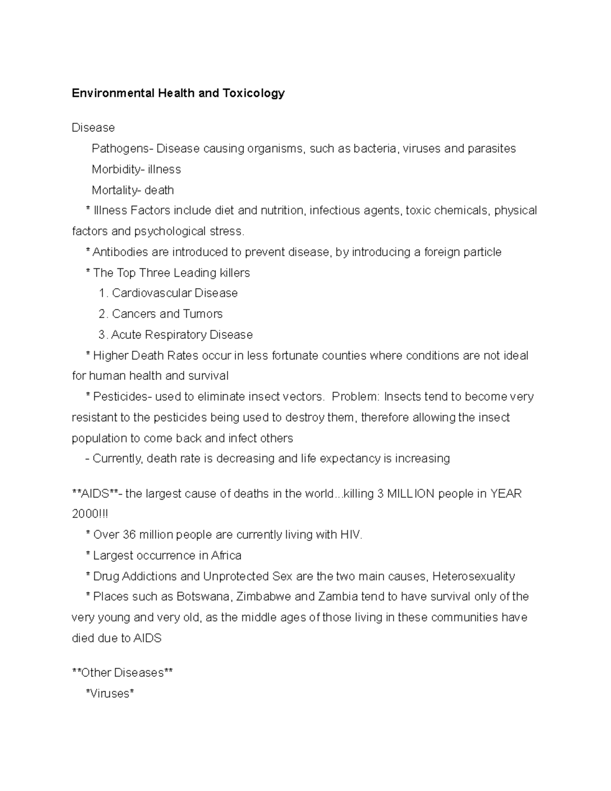 Environmental Health and Toxicology - Environmental Health and ...