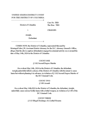 Motion for Recusal - UNITED STATES DISTRICT COURT FOR THE DISTRICT OF ...