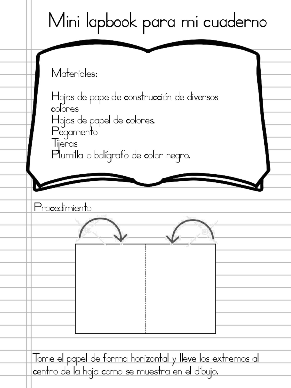 Lapbook - Apoyo educativo - Mini lapbook para mi cuaderno ...