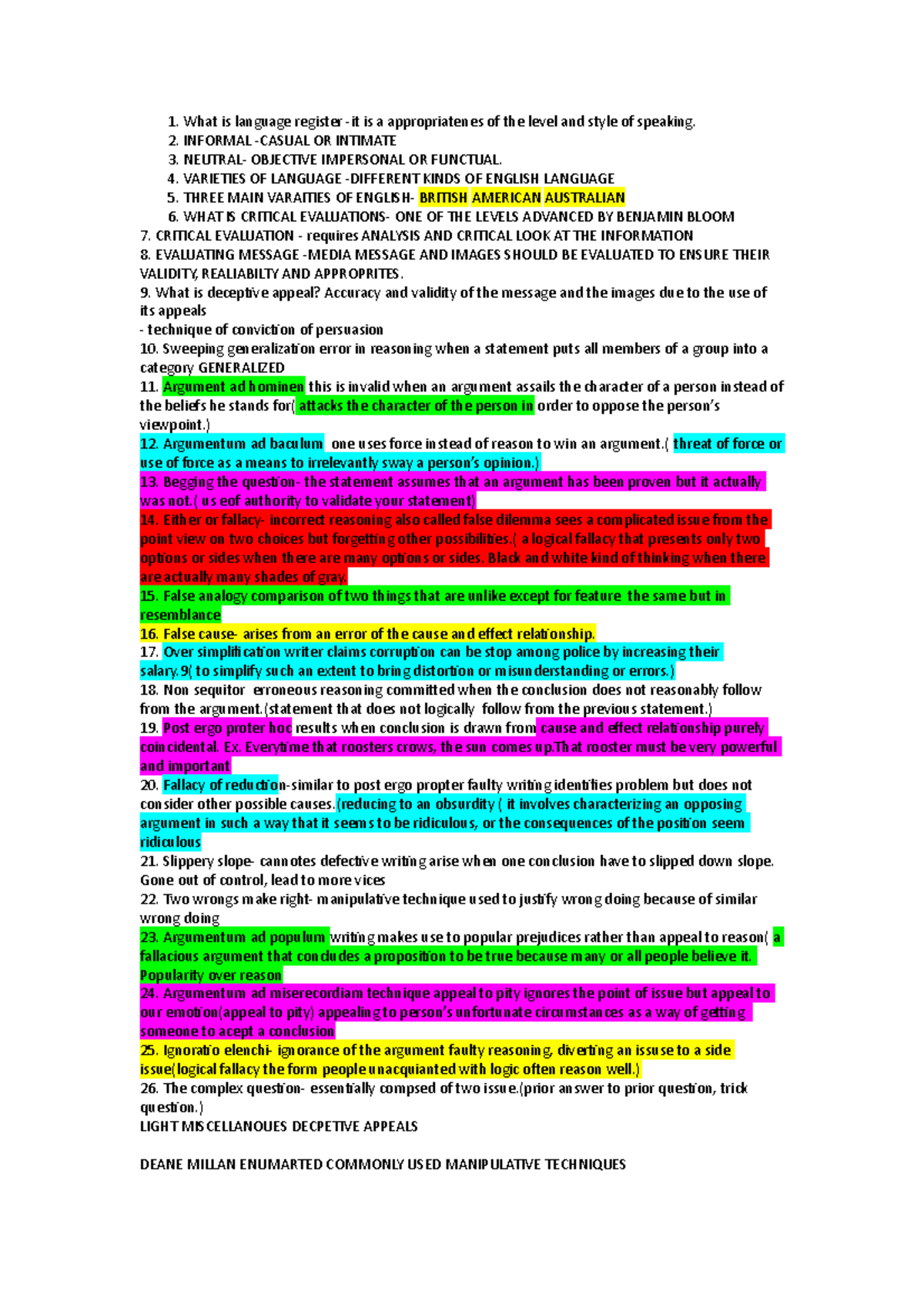 What is language register - INFORMAL -CASUAL OR INTIMATE NEUTRAL ...