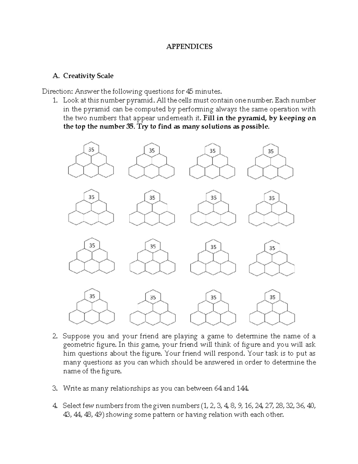 Mathematics in modern world exercises for 2020-2021. This is all for ...