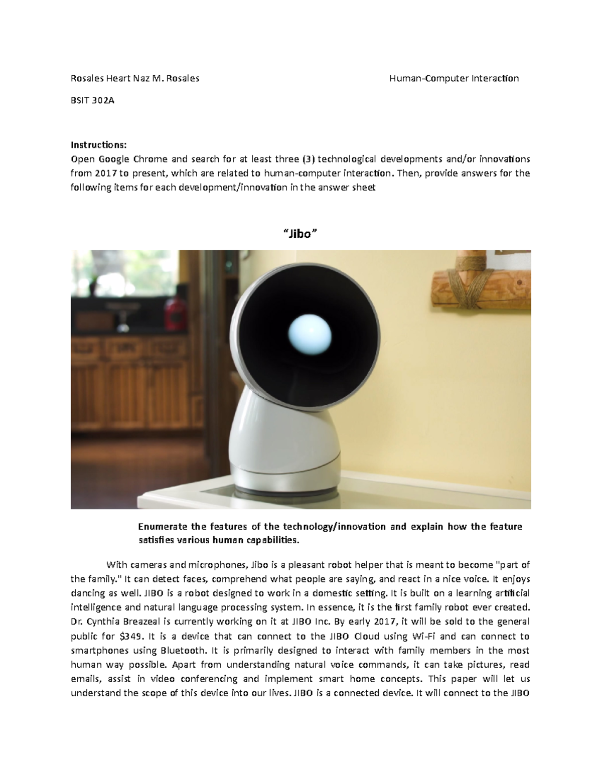 03TP Rosales - rizal - Rosales Heart Naz M. Rosales Human-Computer Interaction BSIT 302A - Studocu
