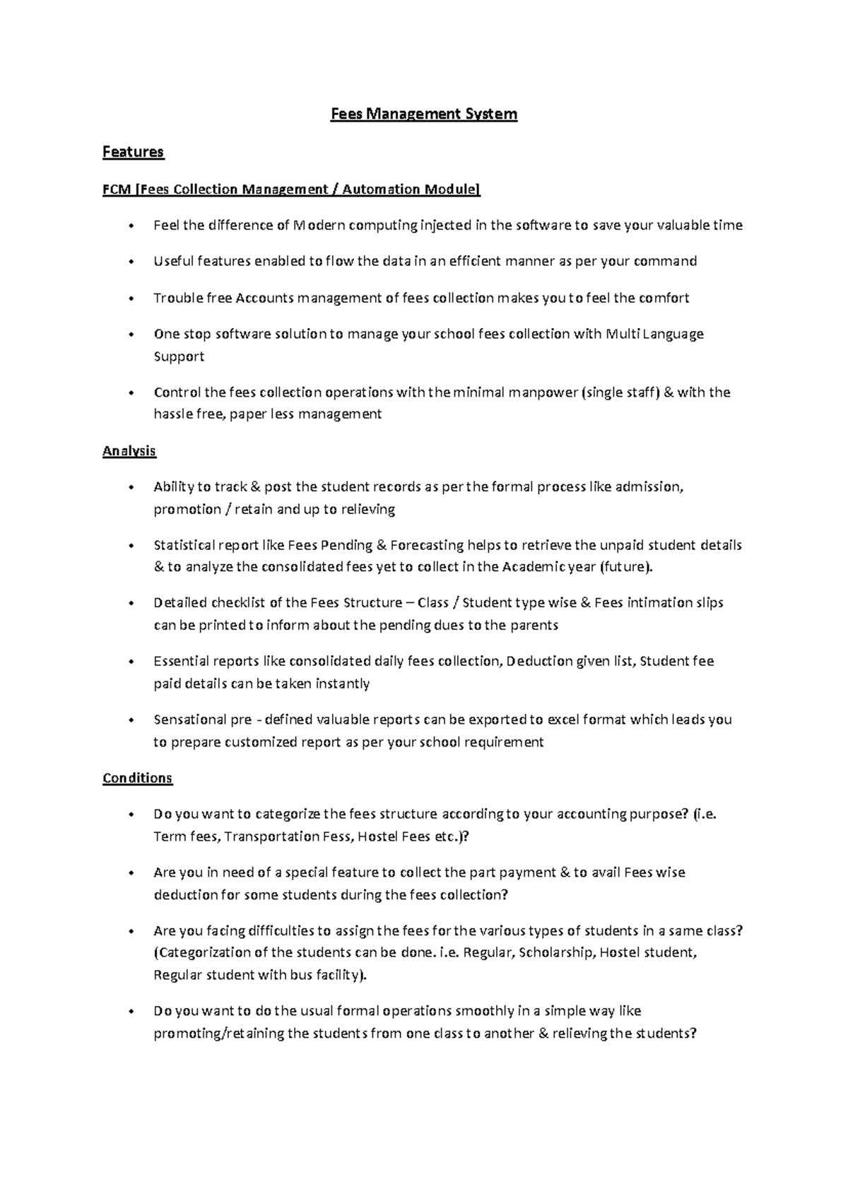 Fee management system erp for schools colleges - Fees Management System ...