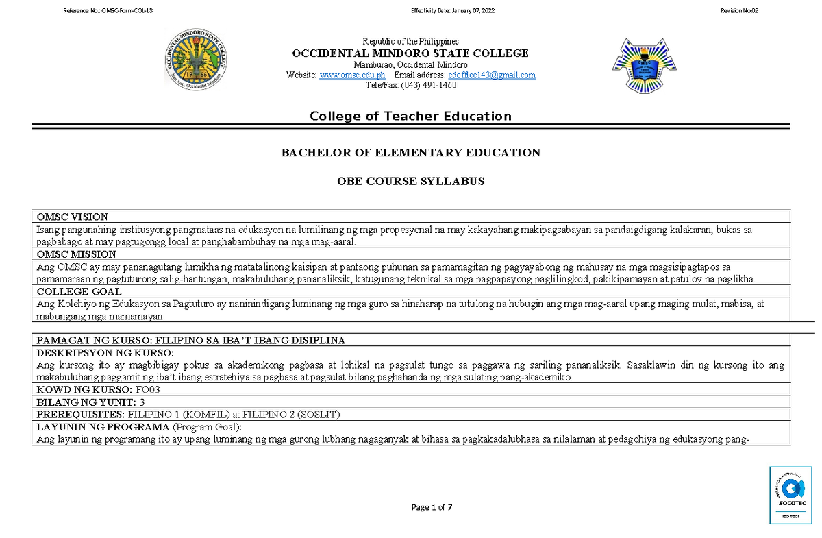 Inbound 3518344694850266882 - Republic of the Philippines OCCIDENTAL ...