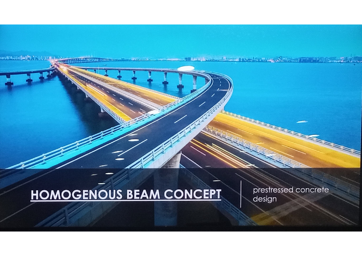 Prestressed- Concrete-2 - HOMOGENOUS BEAM CONCEPT prestressed concrete ...