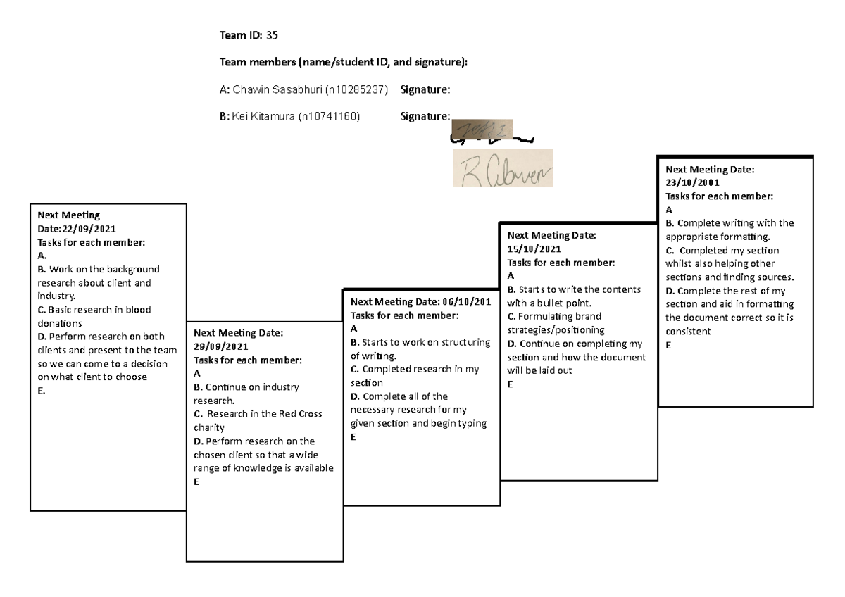 Group-work-ladder doc for team contribution - Next Meeting Date:22/09 ...
