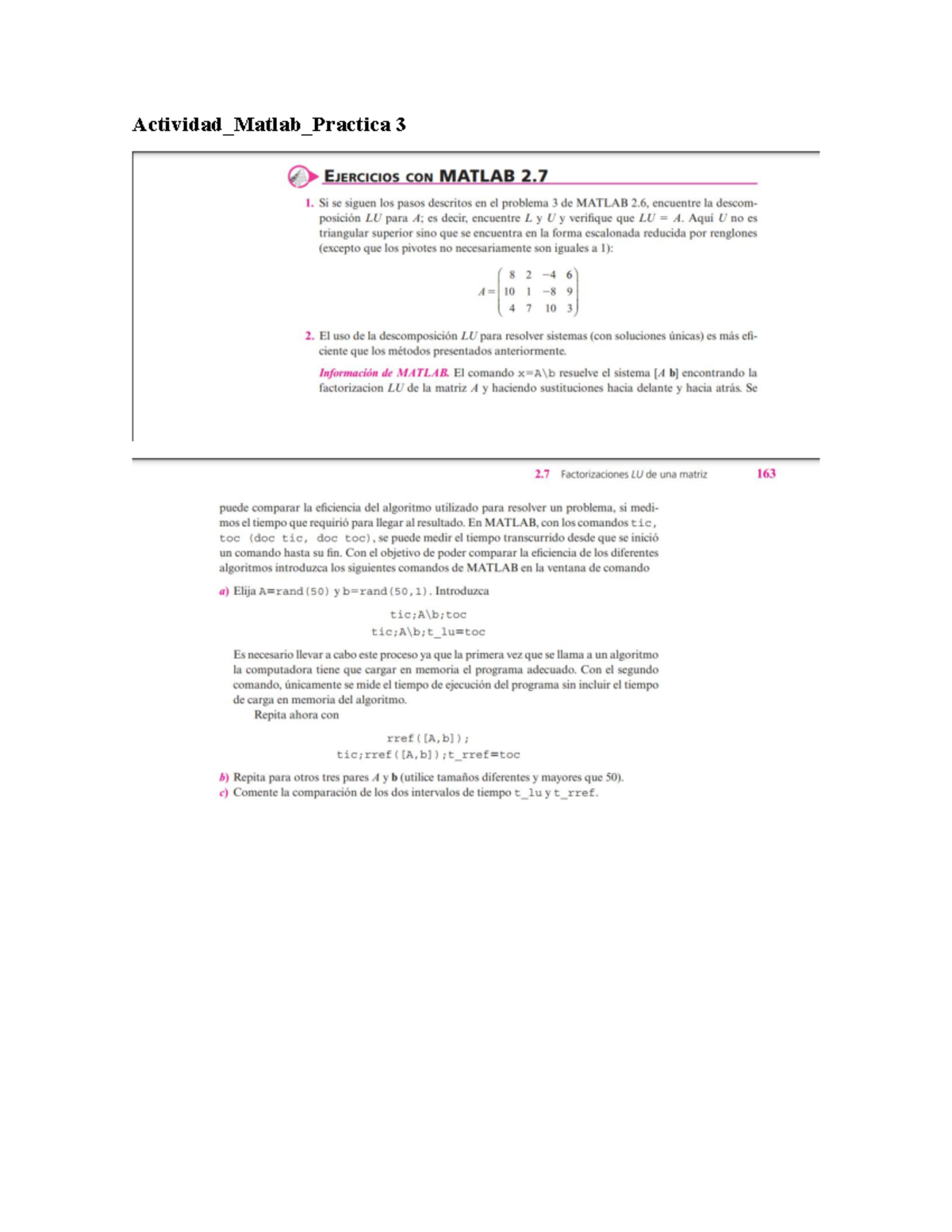 Actividad Practica 3 y 4 Matlab - comercio exterior - Actividad_Matlab_Practica INSTRUCCIONES ...