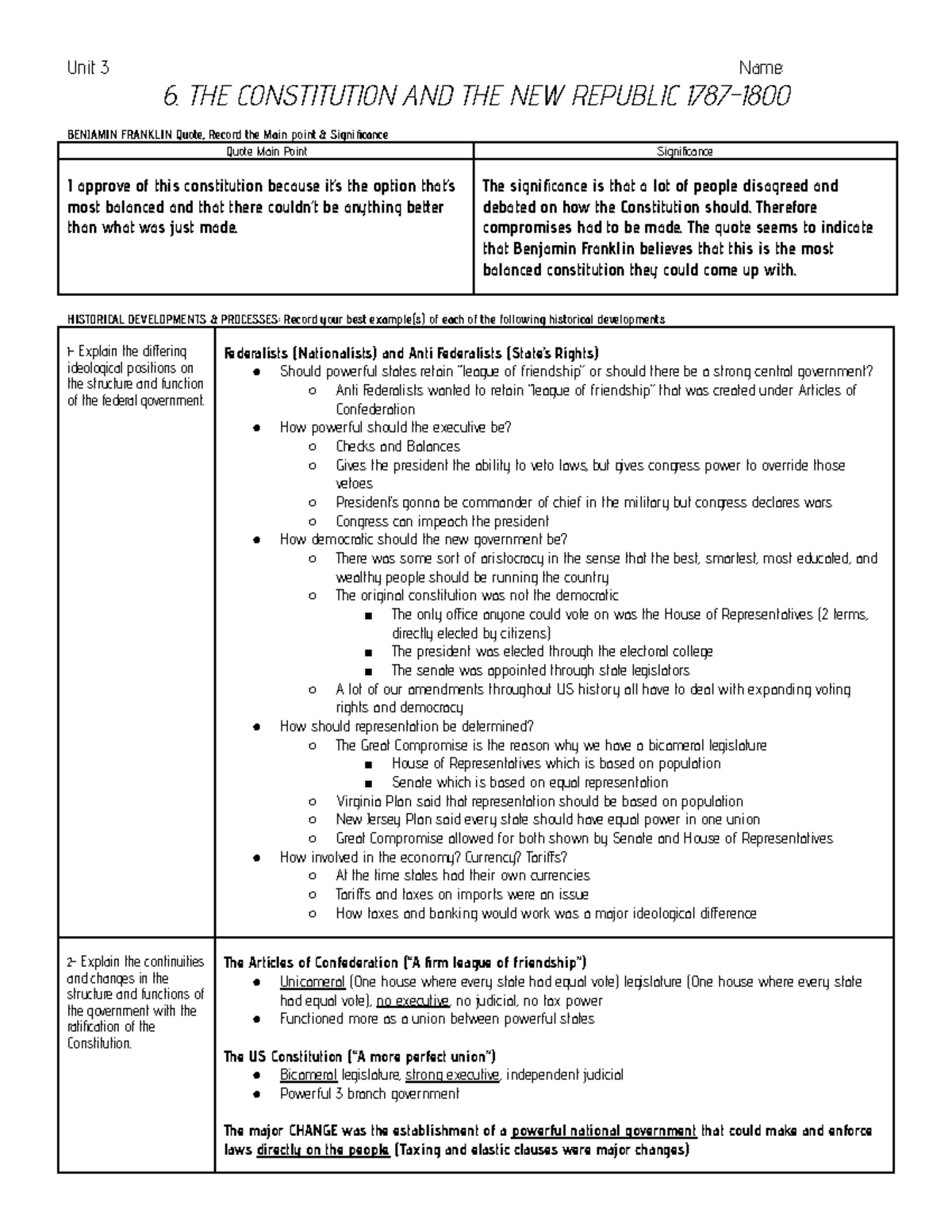 Copy of Ch. 6 Amsco Reading Guide (2020-21) - Unit 3 Name: 6. THE ...