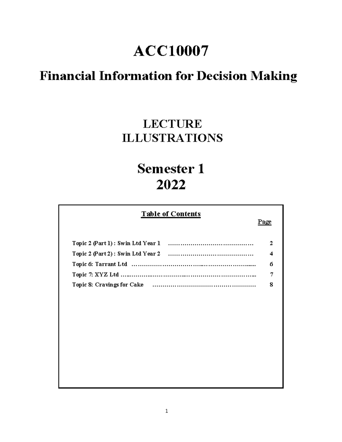 2022 Sem 1 ACC10007 Lecture Illustrations - Financial Information ...