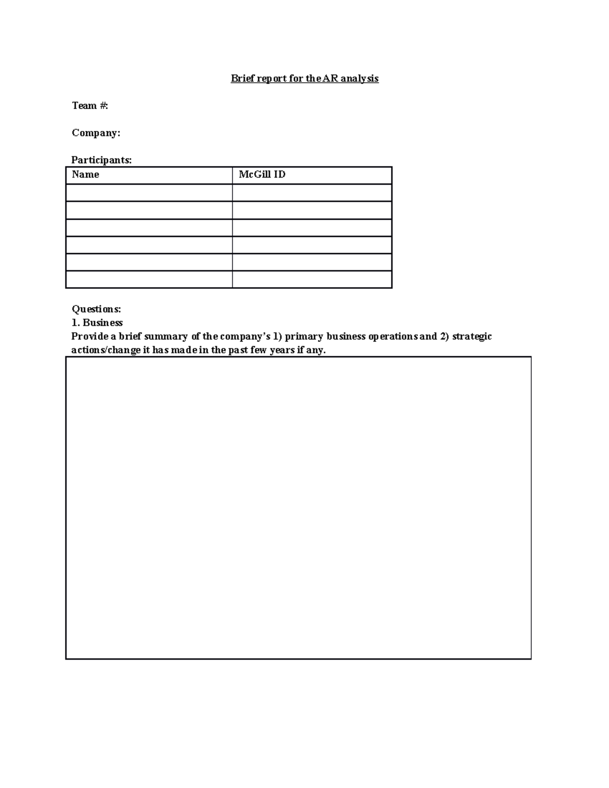 17 session Brief Report for AR analysis - Brief report for the AR ...
