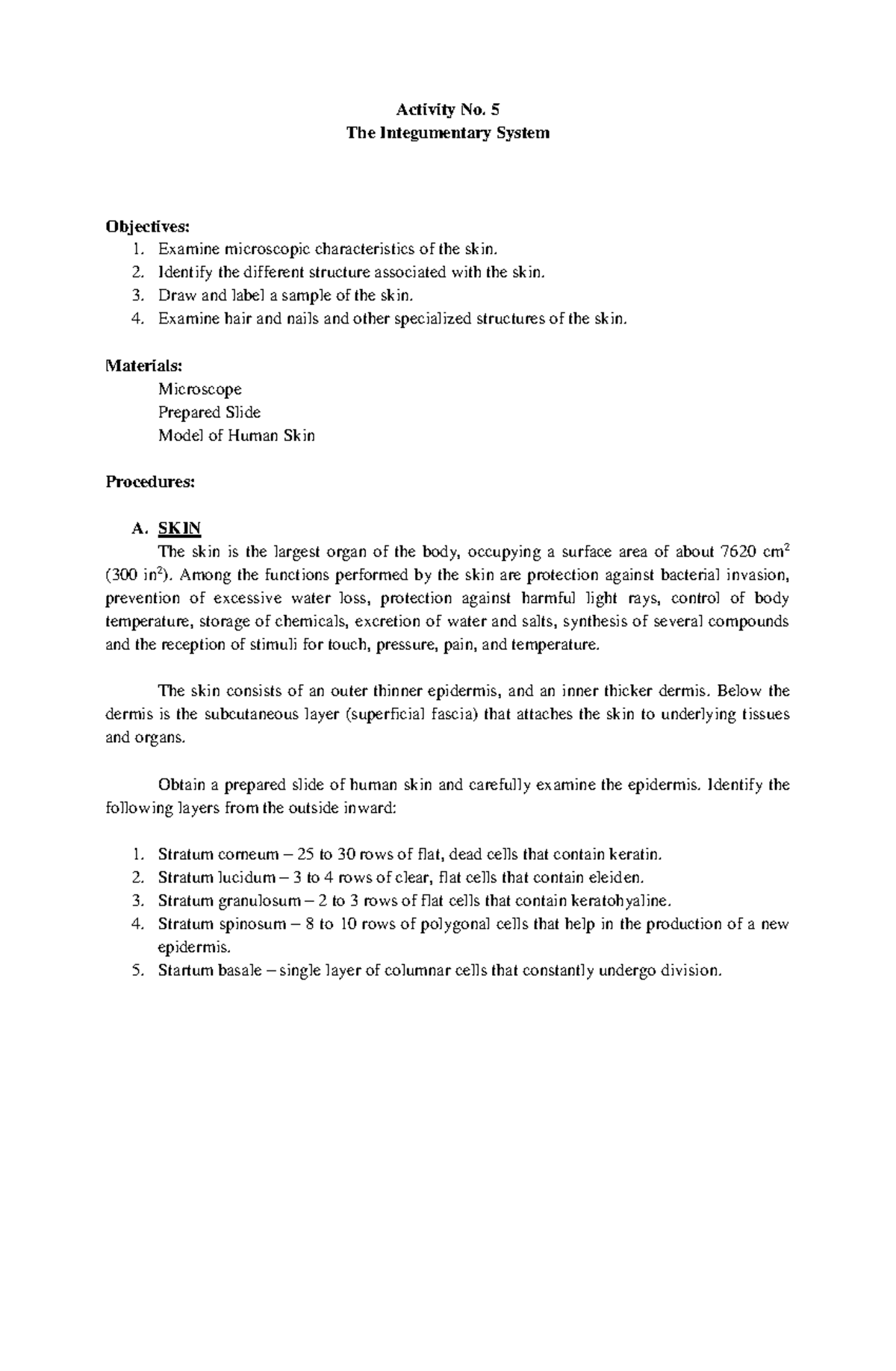 Human-Ana Phy-Activity-No.-5-The-Integumentary-System 2 - Activity No. 5 The Integumentary ...