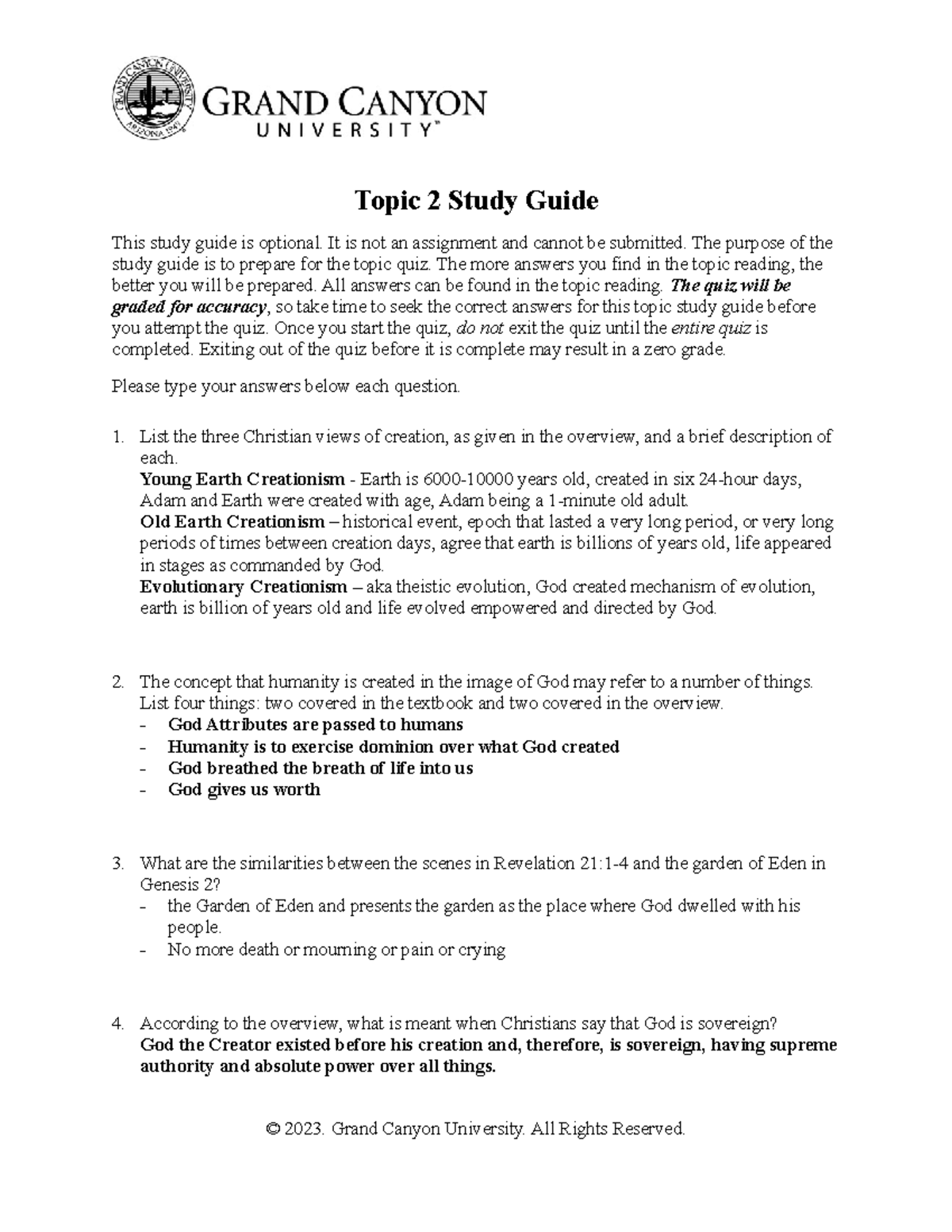 CWV 101 301 RS T2Study Guide Online - Topic 2 Study Guide This study ...