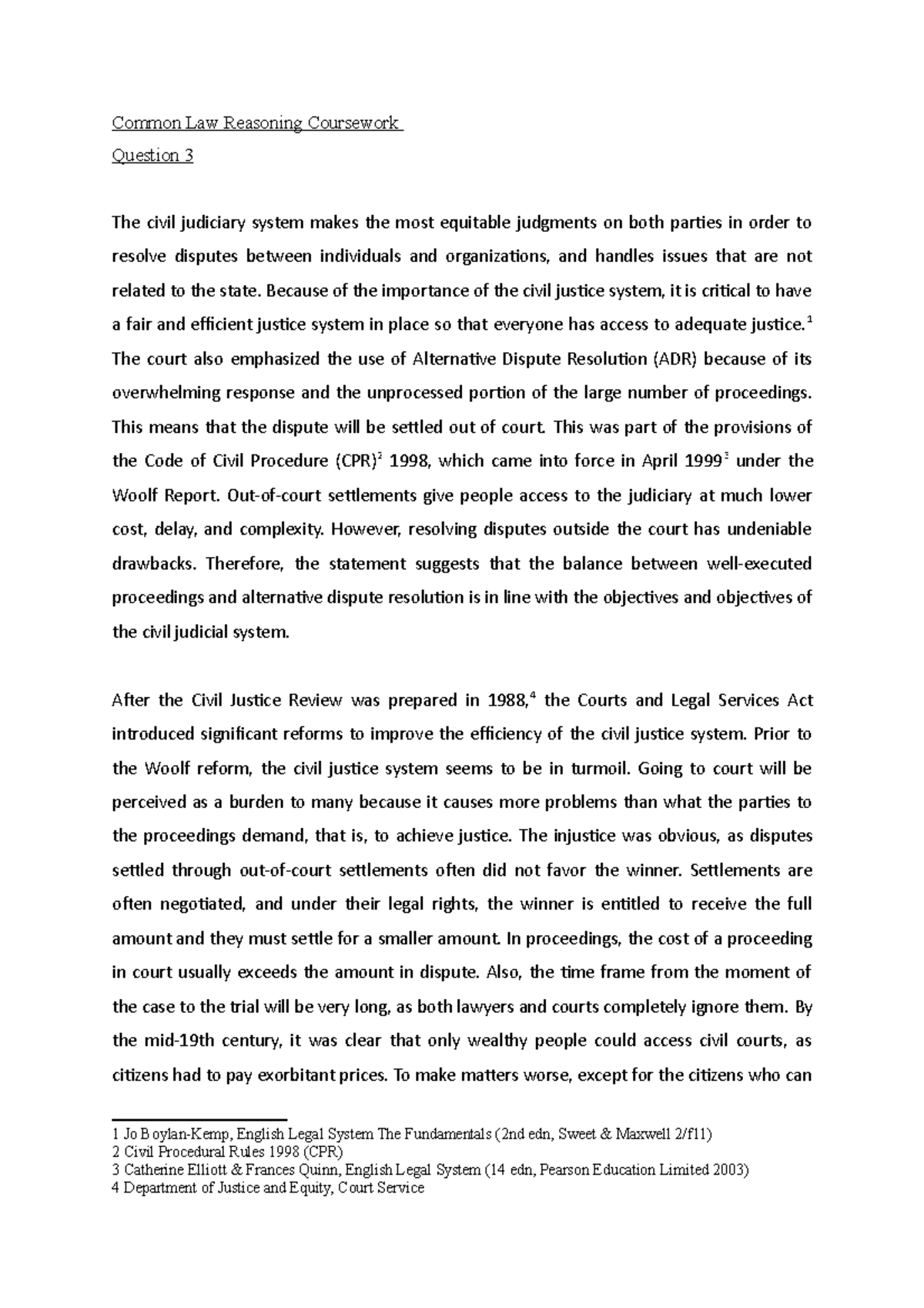 16409 CLR101 Final Coursework - Common Law Reasoning Coursework ...