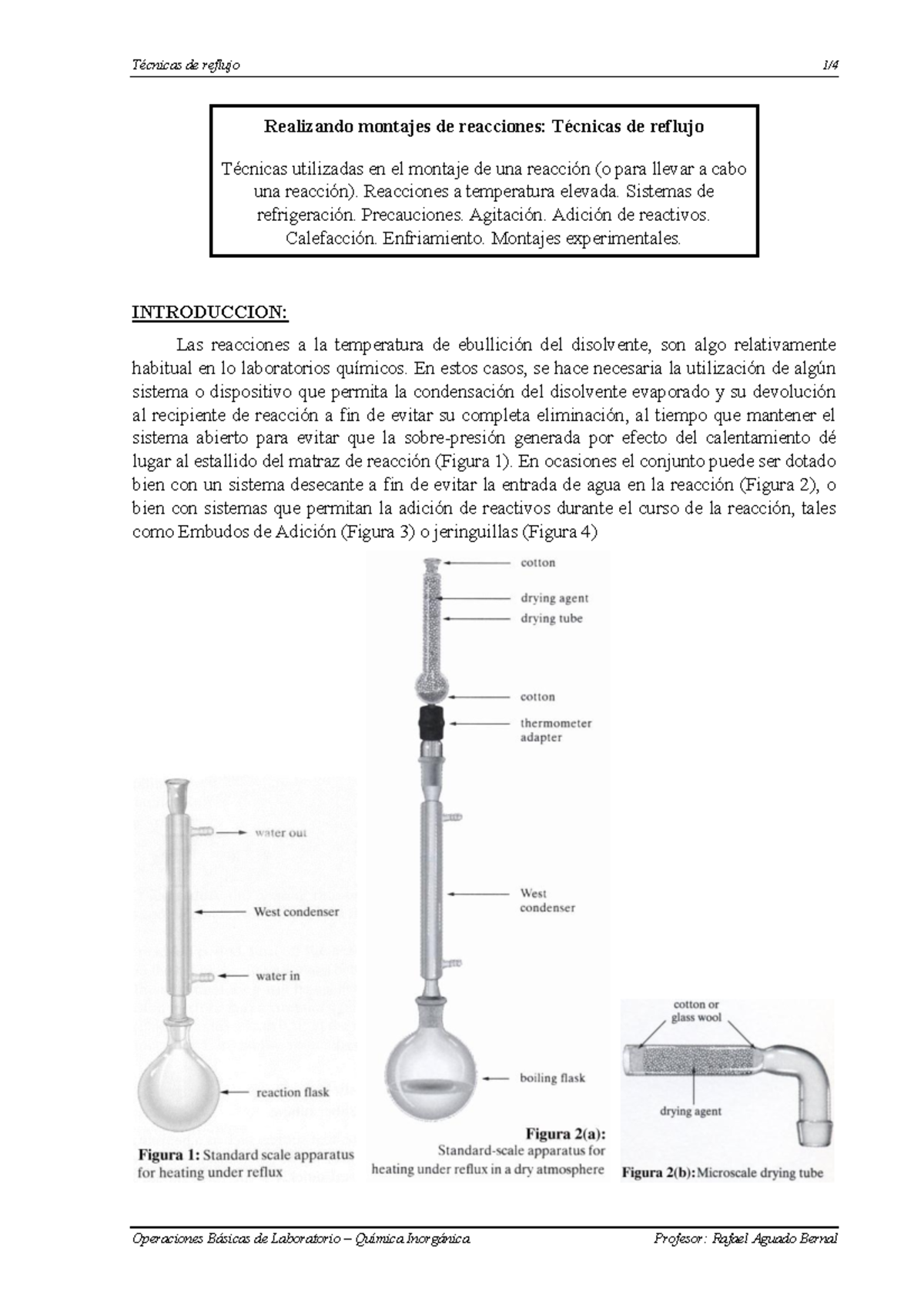 23 - La técnica de reflujo - Realizando montajes de reacciones ...
