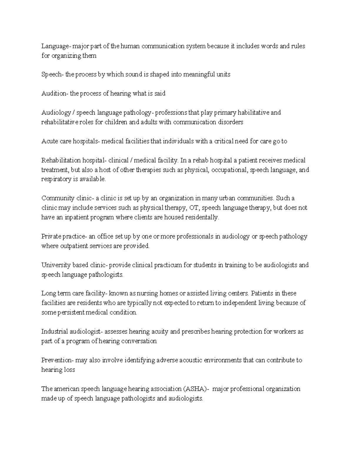 Chapter 1 - Language- major part of the human communication system ...