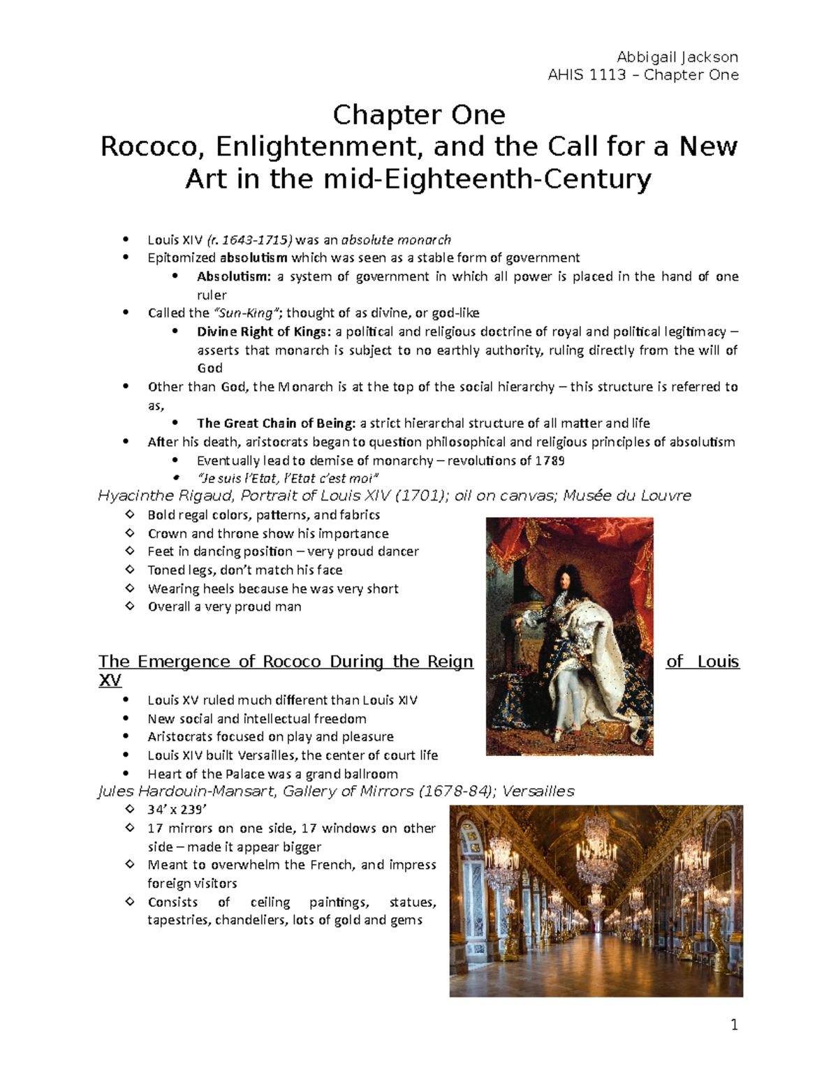 Chapter 1 - Rococo, Enlightenment, and a Call for a New Art in the mid ...