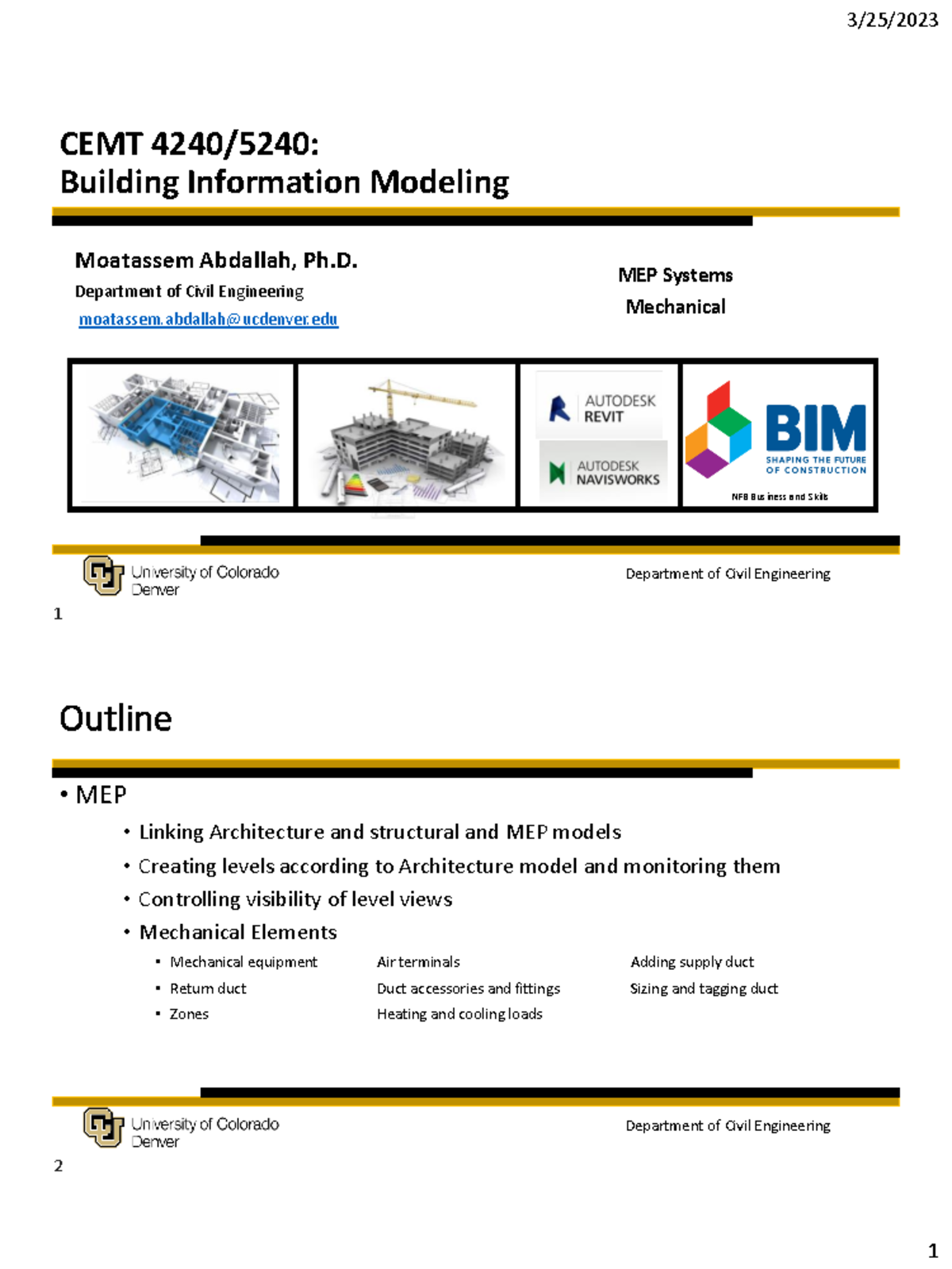 10.1 MEP - Mechanical - lecture notes - Department of Civil Engineering ...