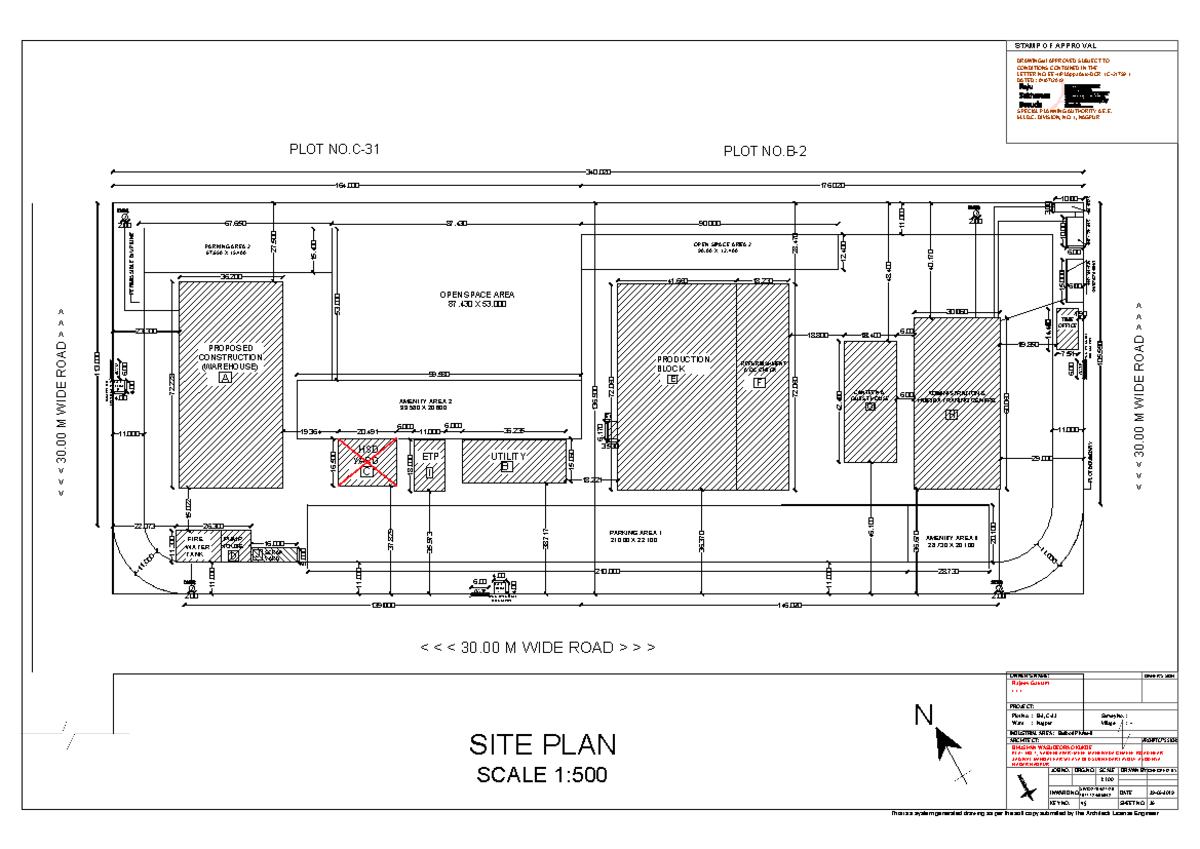 MIDC MAP - 67$03 2) $33529$/ $5&+,7(&7 -2% 12 '5* 12 6&$/( $5&+,7(&7 ...