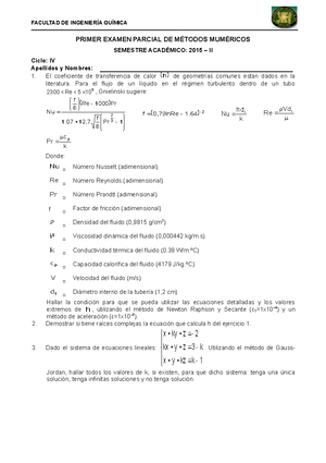 Metodos - Practicas resueltas - Métodos Numéricos - Studocu