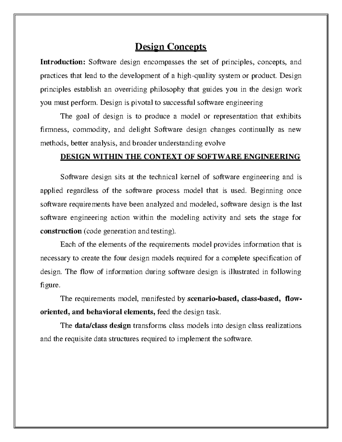 SE7 - software engineering presents analysis, design, testing methods ...