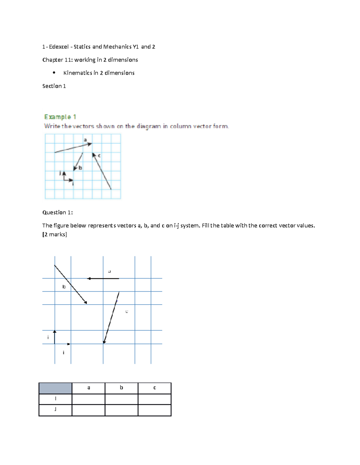 8.1 R1 - Simple mechanics practice questions - 1- Edexcel - Statics and ...
