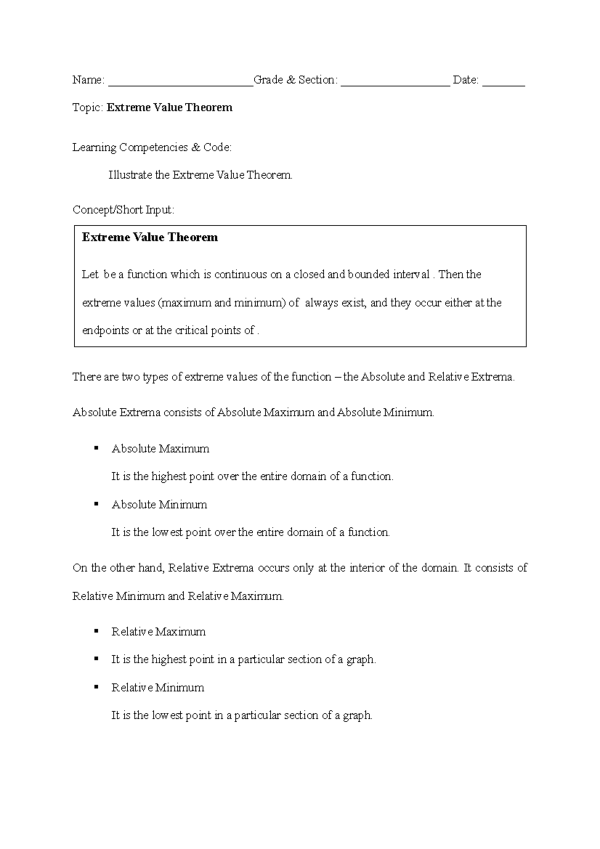 Basic Calculus 11 Q3 Week5 Finalized - Name ...