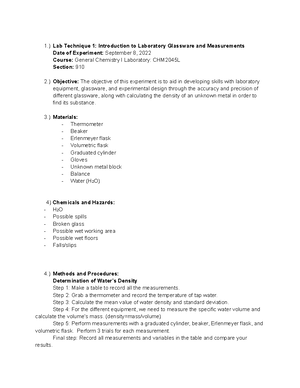 Module #5 Pre-Lab Plan-Part 2 - Module #5 Pre-Lab Plan Amanda Merritt ...
