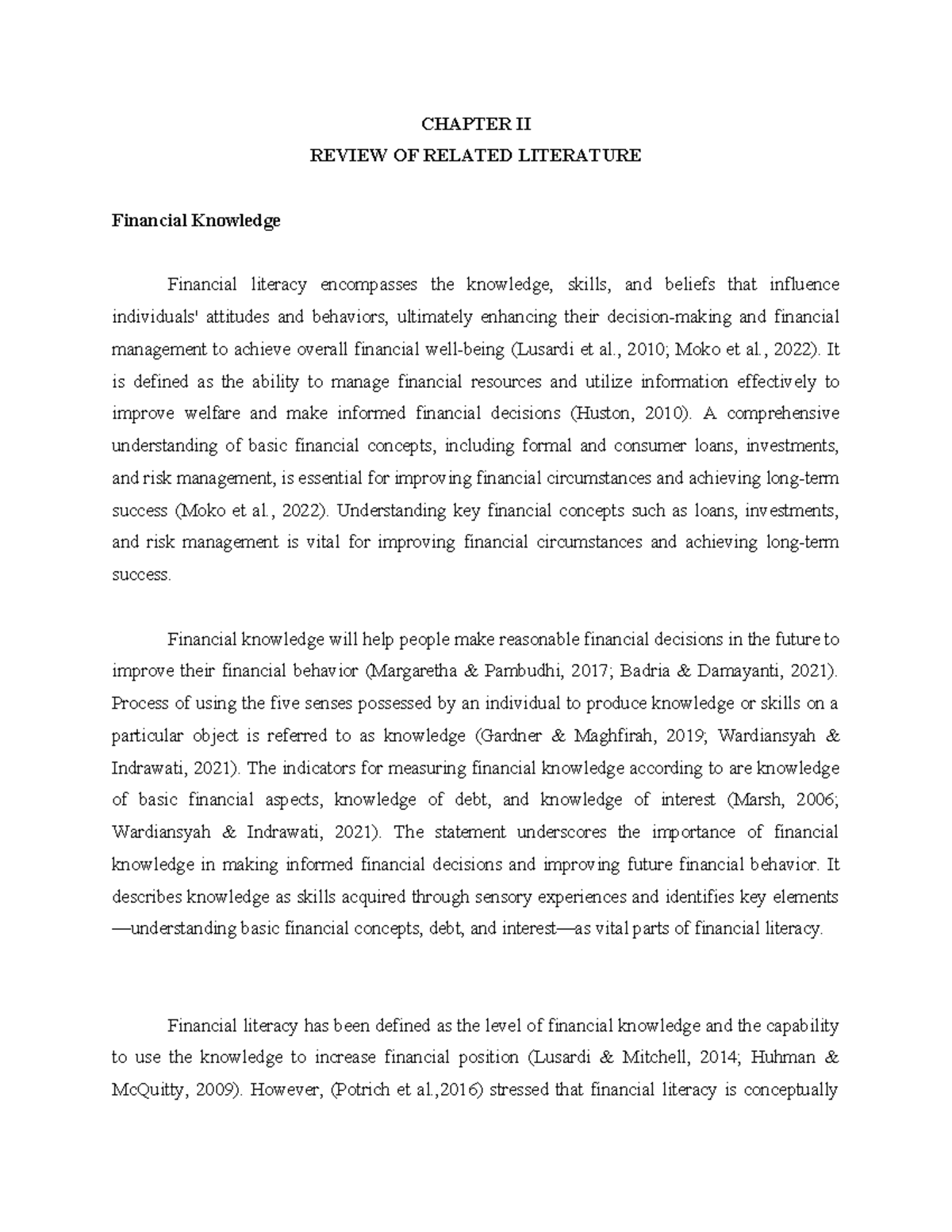 Papic Chapter ll WPS Office - CHAPTER II REVIEW OF RELATED LITERATURE ...