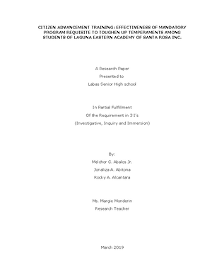 Lesson-plan - lesson plan for grade 9 Topic: Making Generalizations ...