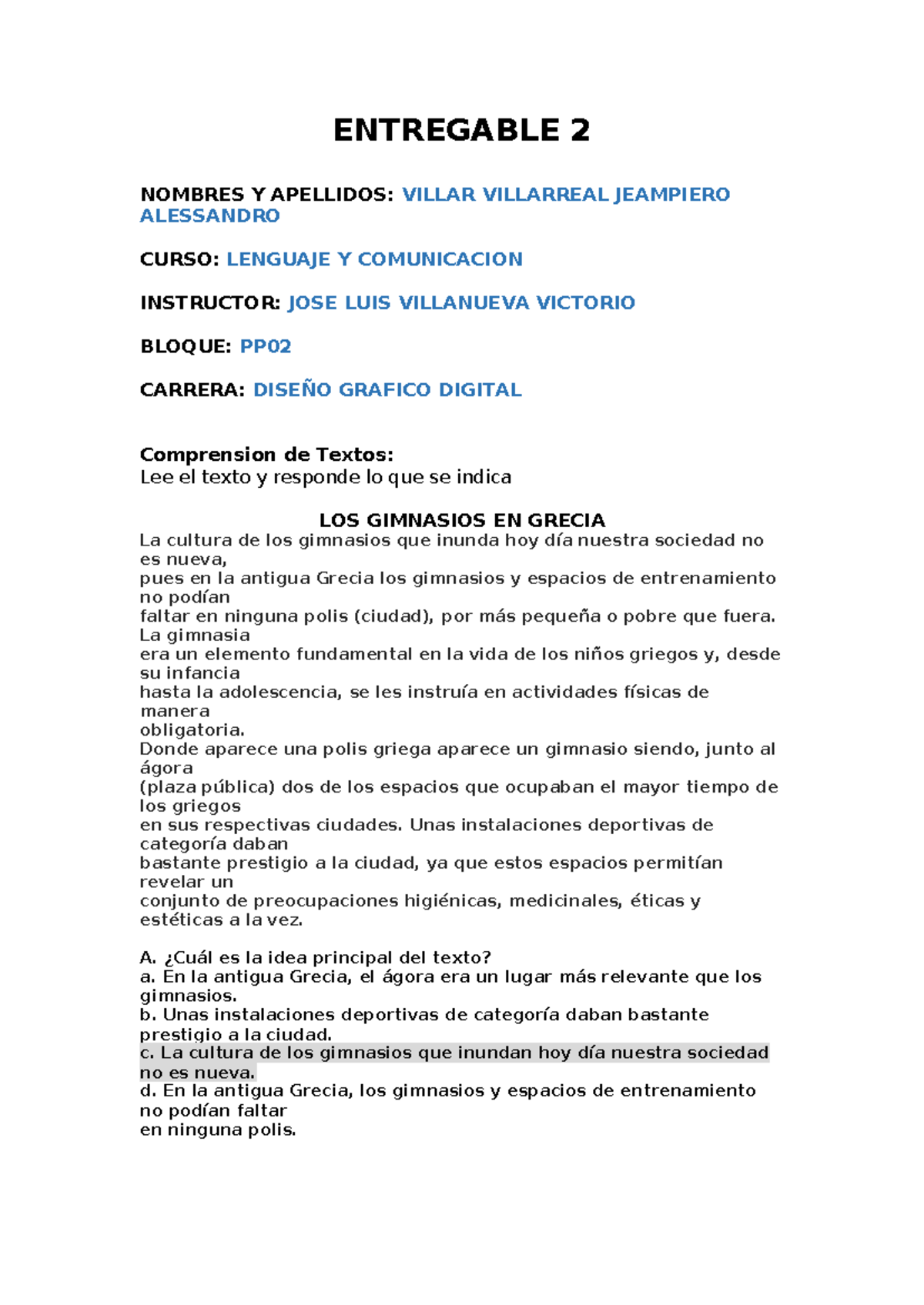 Entregable 2. comunicacion SENATI - ENTREGABLE 2 NOMBRES Y APELLIDOS ...