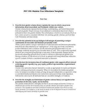 PSY 355 Project Two done - PSY 355 Project Two Template Complete this ...