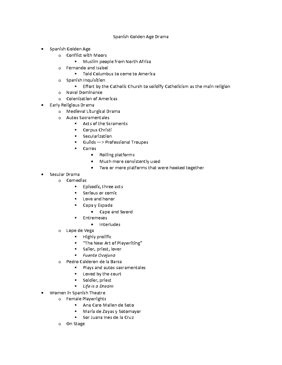 Spanish Golden Age Drama THE HIS - Spanish Golden Age Drama Spanish ...