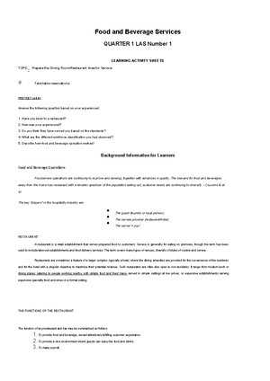 Field Study 1 - INTRODUCTION Field Study 1 is the first in a series of ...