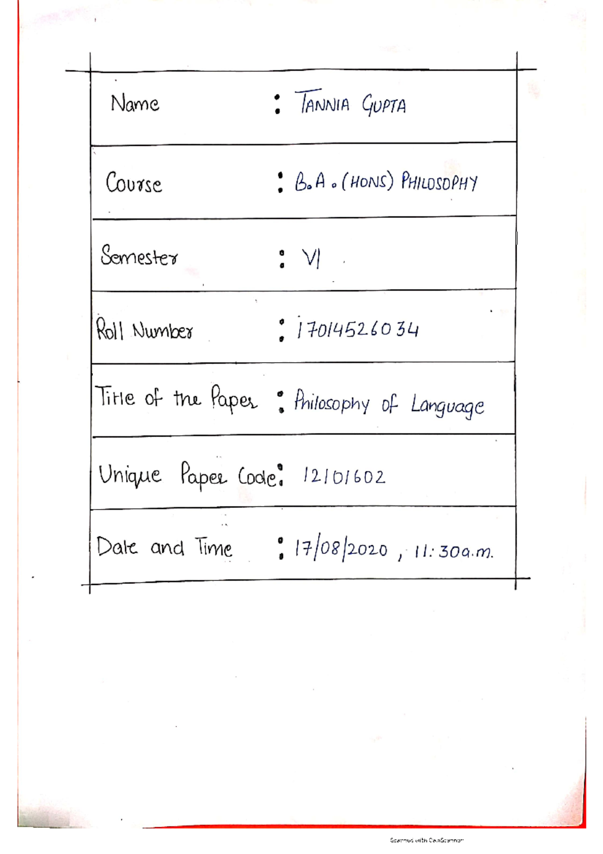 FINAL 5 19 August 2020, questions and answers - Philosophy of Language ...