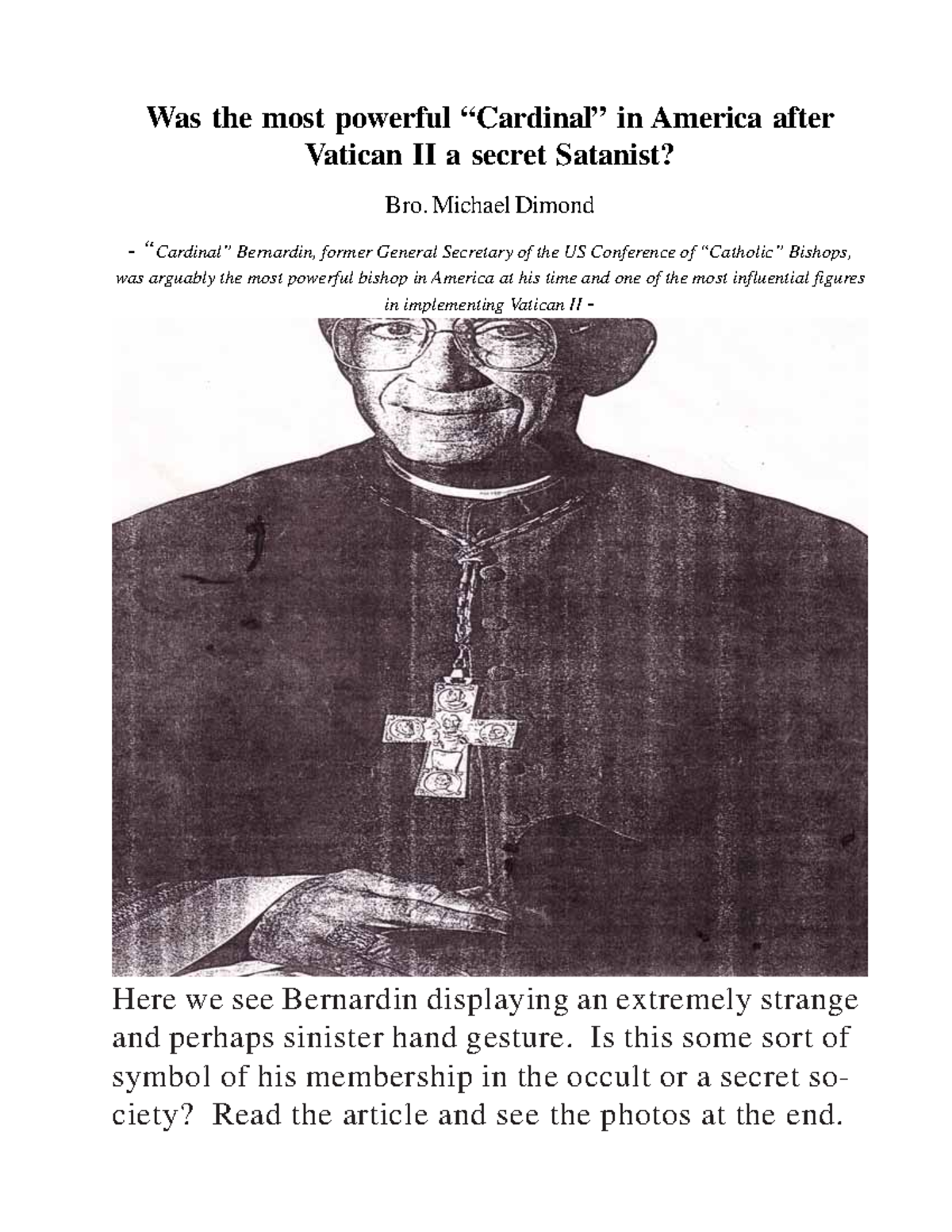 Bernardinfinal - www - Was the most powerful “Cardinal” in America ...