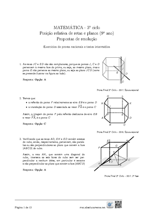 Trigonometria - Mat 9 - MATEM ́ATICA - 3 o ciclo Trigonometria ( o ano ...