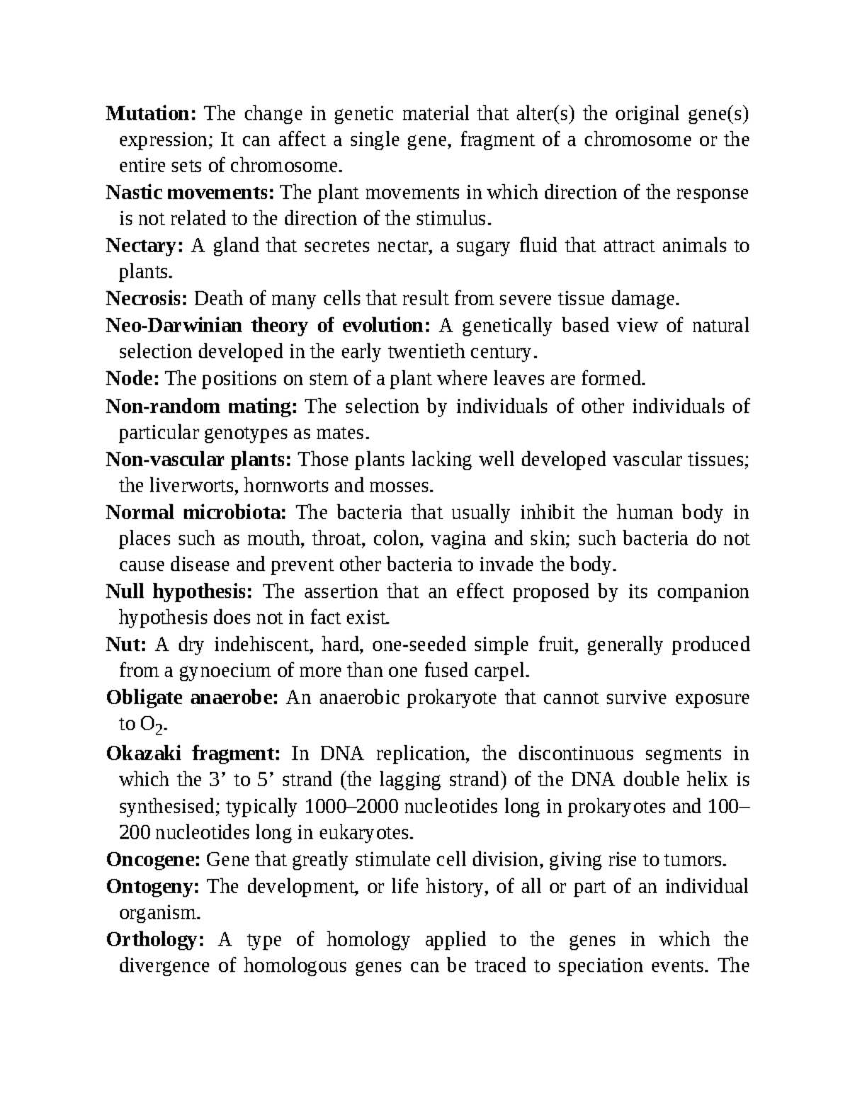 General science for UPSC-133 - Mutation: The change in genetic material ...