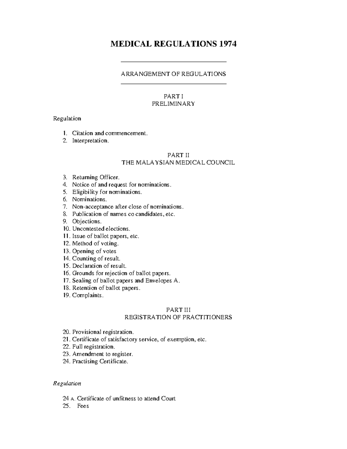 Medical-Regulations-1974 - MEDICAL REGULATIONS 1974 ...