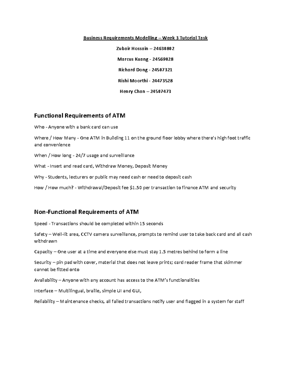 Week 3 Tut Task - Business Requirements Modelling – Week 3 Tutorial ...