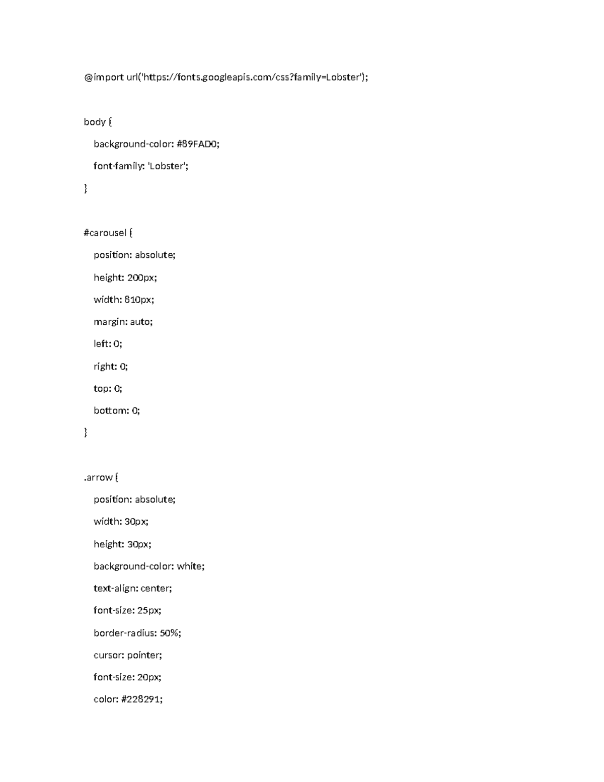 Animacion - @import url('fonts.googleapis/css?family=Lobster'); body ...