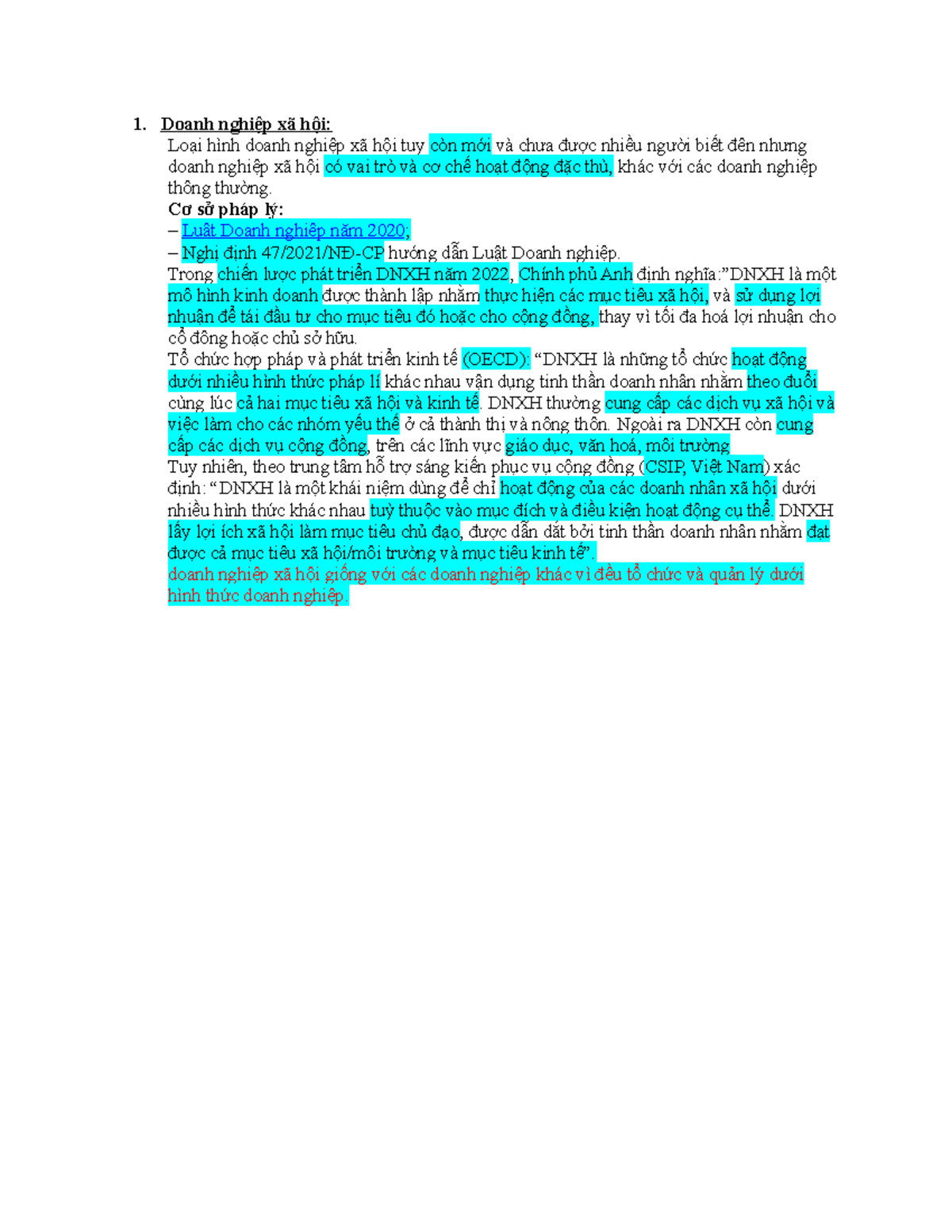 ND LKD - Doanh nghiệp xã hội: Loại hình doanh nghiệp xã hội tuy còn mới ...
