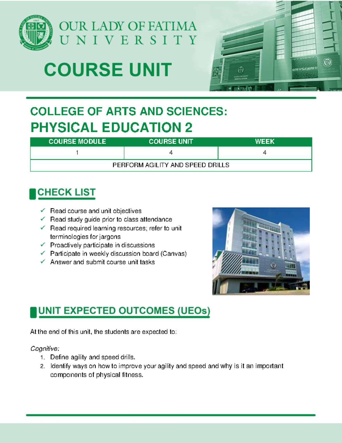 CM 1 CU 4 - notes - COLLEGE OF ARTS AND SCIENCES: PHYSICAL EDUCATION 2 ...