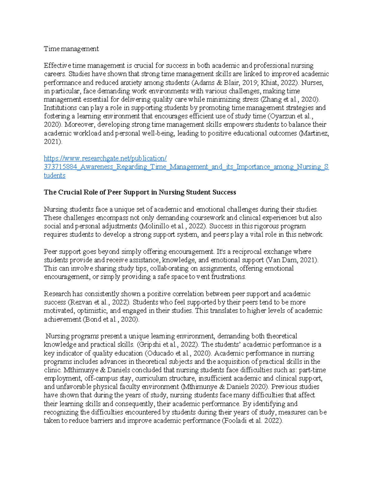 Rrl revise - research - Time management Effective time management is ...