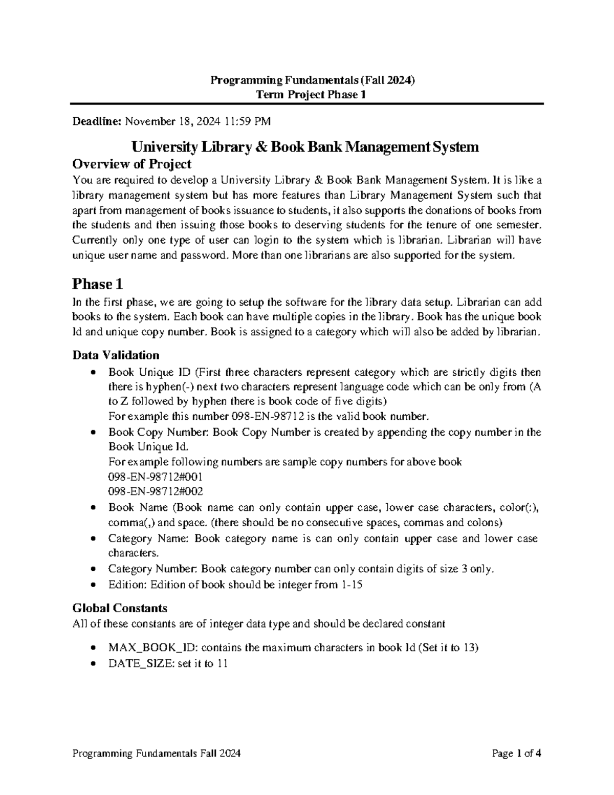 Book Management System - It is like a library management system but has ...